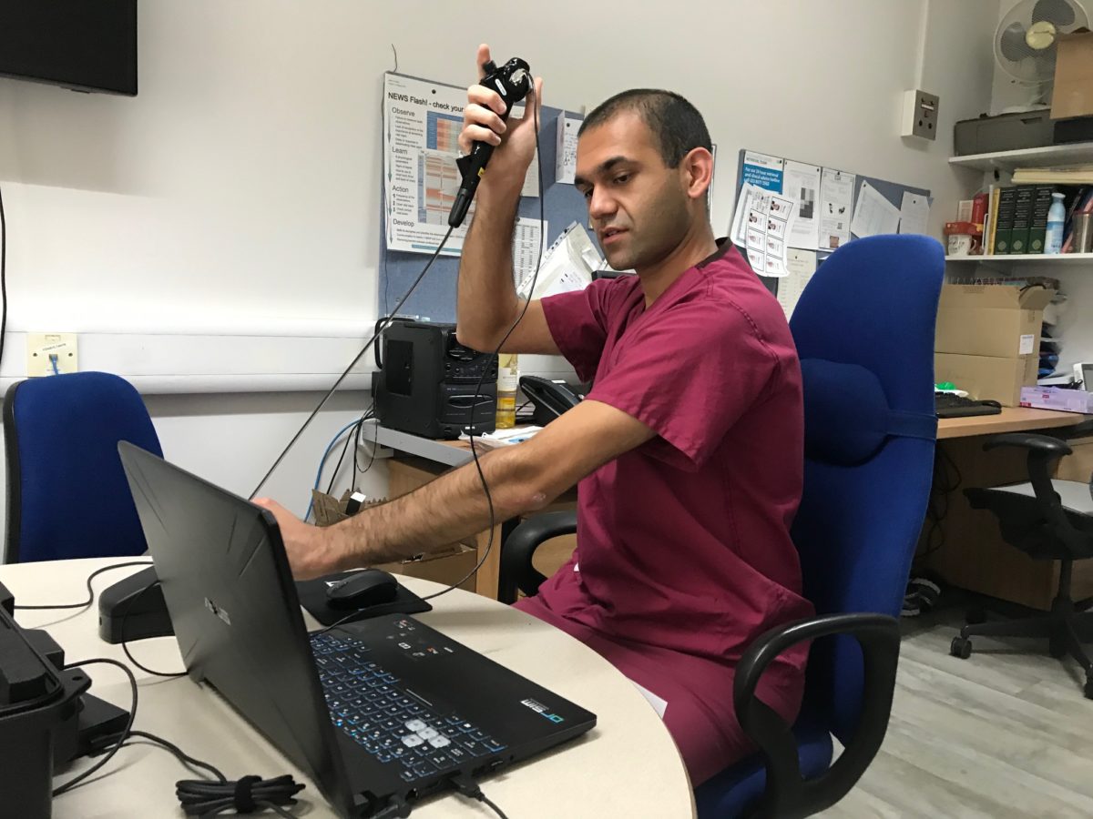 YOUR DONATIONS IN ACTION! – ORSIM Bronchoscopy Simulator – Hampshire ...