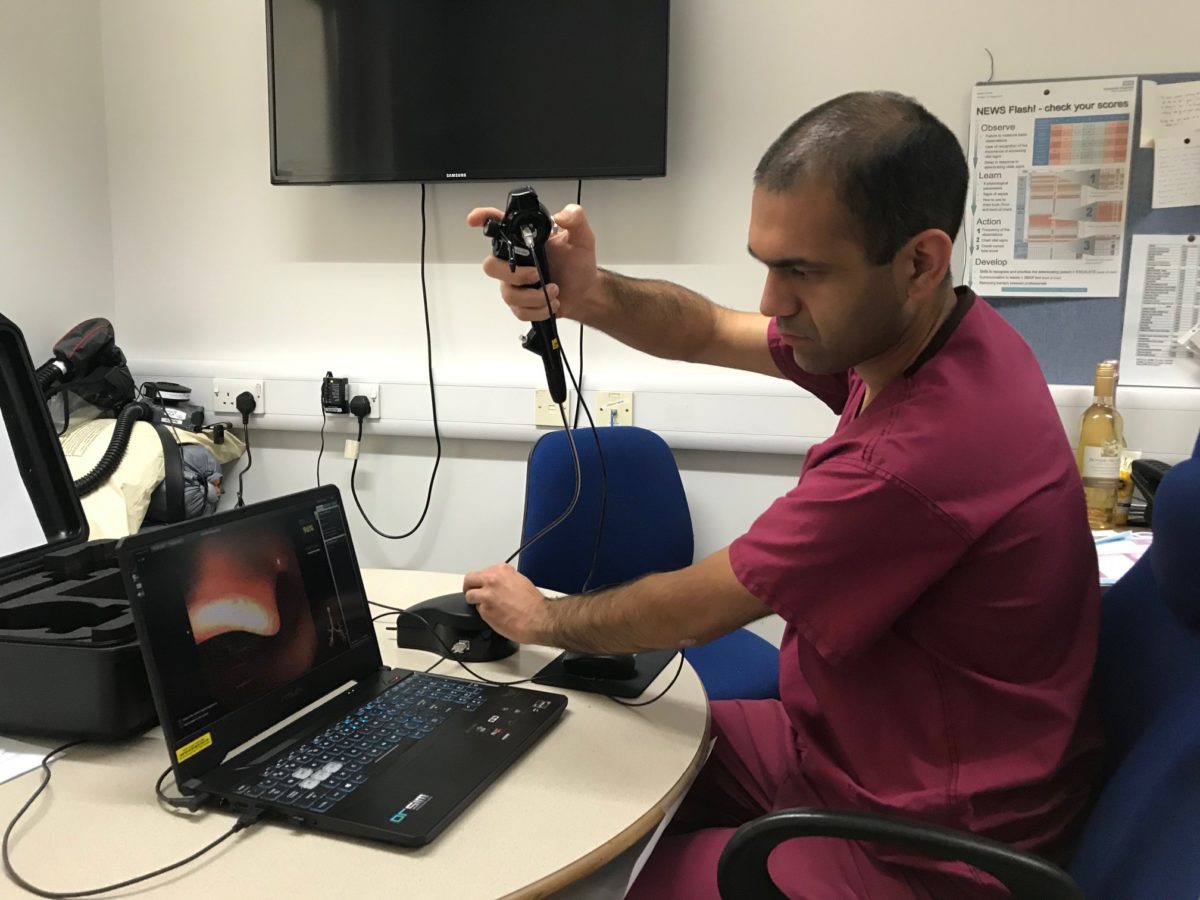 YOUR DONATIONS IN ACTION! – ORSIM Bronchoscopy Simulator – Hampshire ...